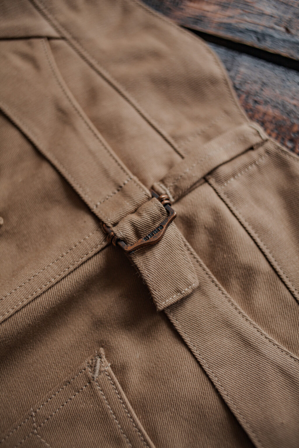 Work Pants Type IV – 9 Oz Khaki Selvedge Kuroki – Oldblue Co.